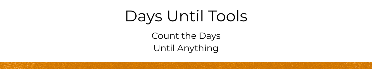 Days Until NFL Season - Days Until Tools